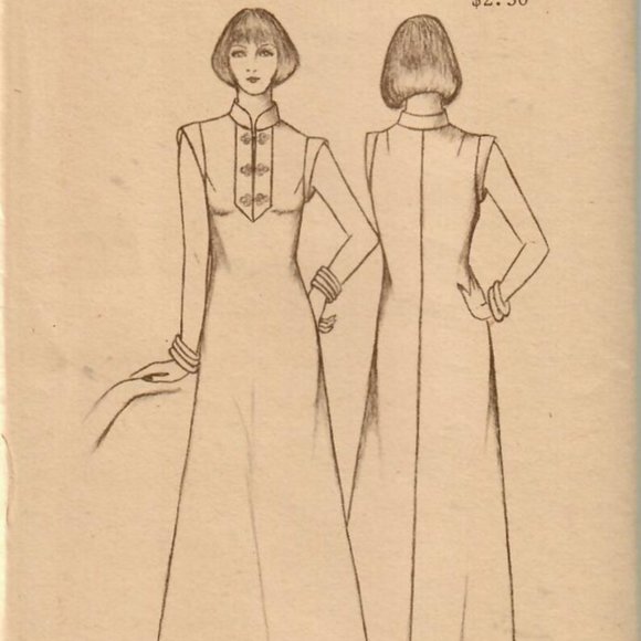Paulou | Office | Vintage Pauloa Pattern 01b Long Dress Misses 816 ...